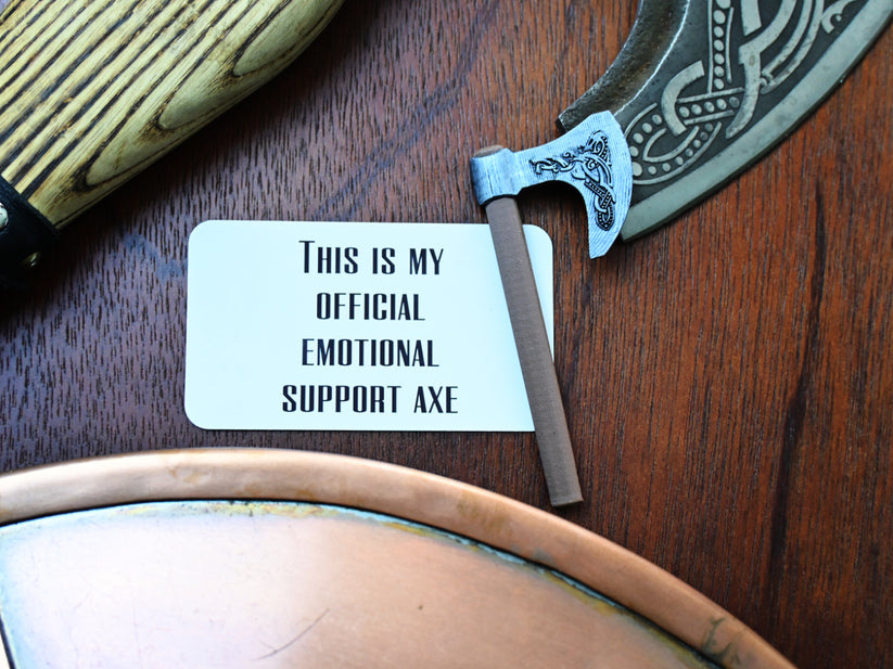 Emotional Support Axe (LIMITED) – Ally the Piper