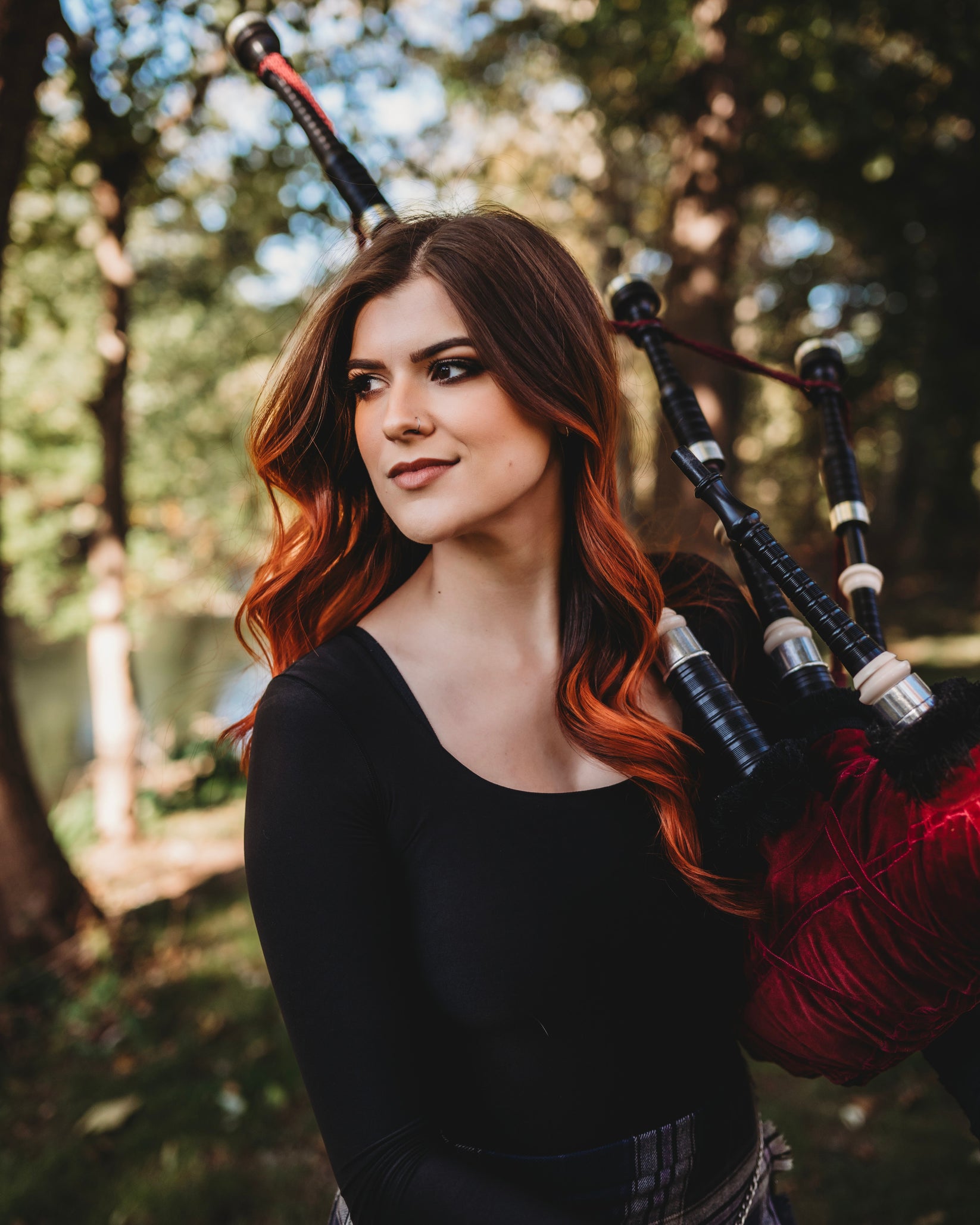 Hand Signed Print - The Session – Ally the Piper